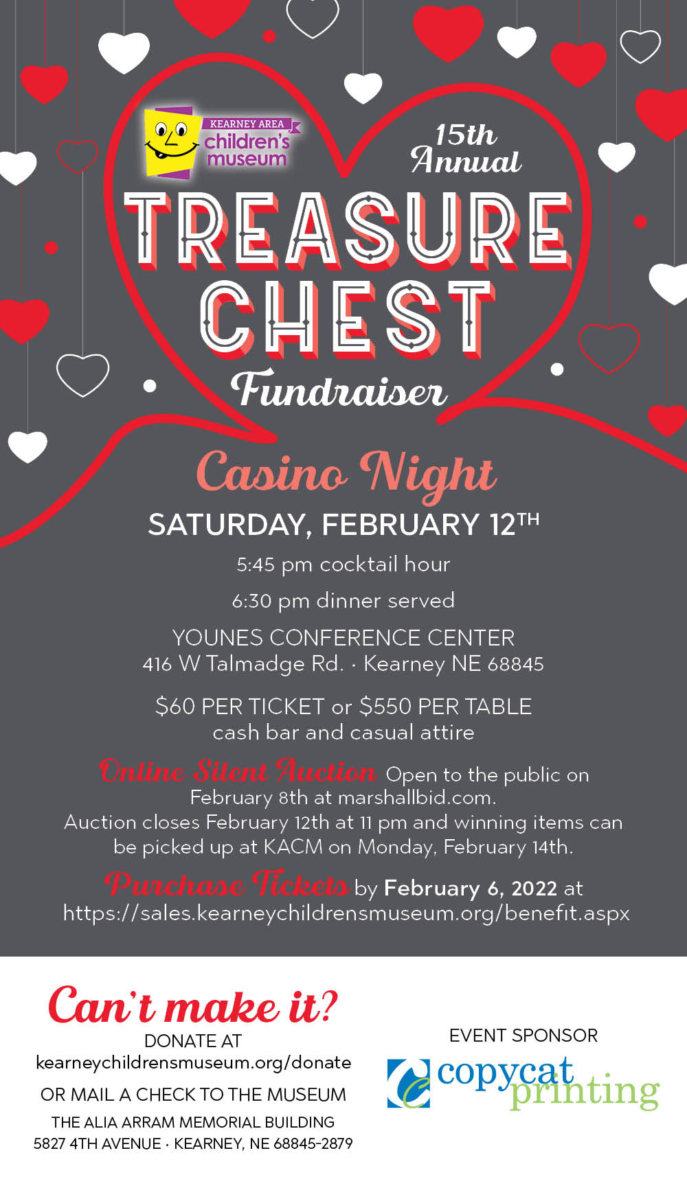 15th Annual Treasure Chest Fundraiser - Kearney Children's Museum