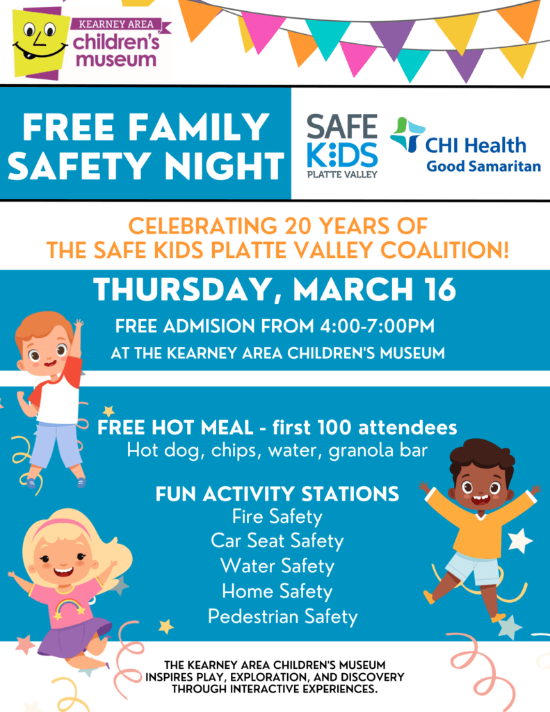 Free Family Safety Night - Kearney Children's Museum
